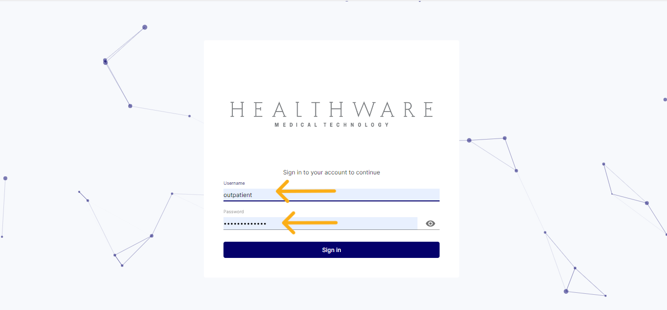 Logging into Healthware – HealthWare - Medical Technology