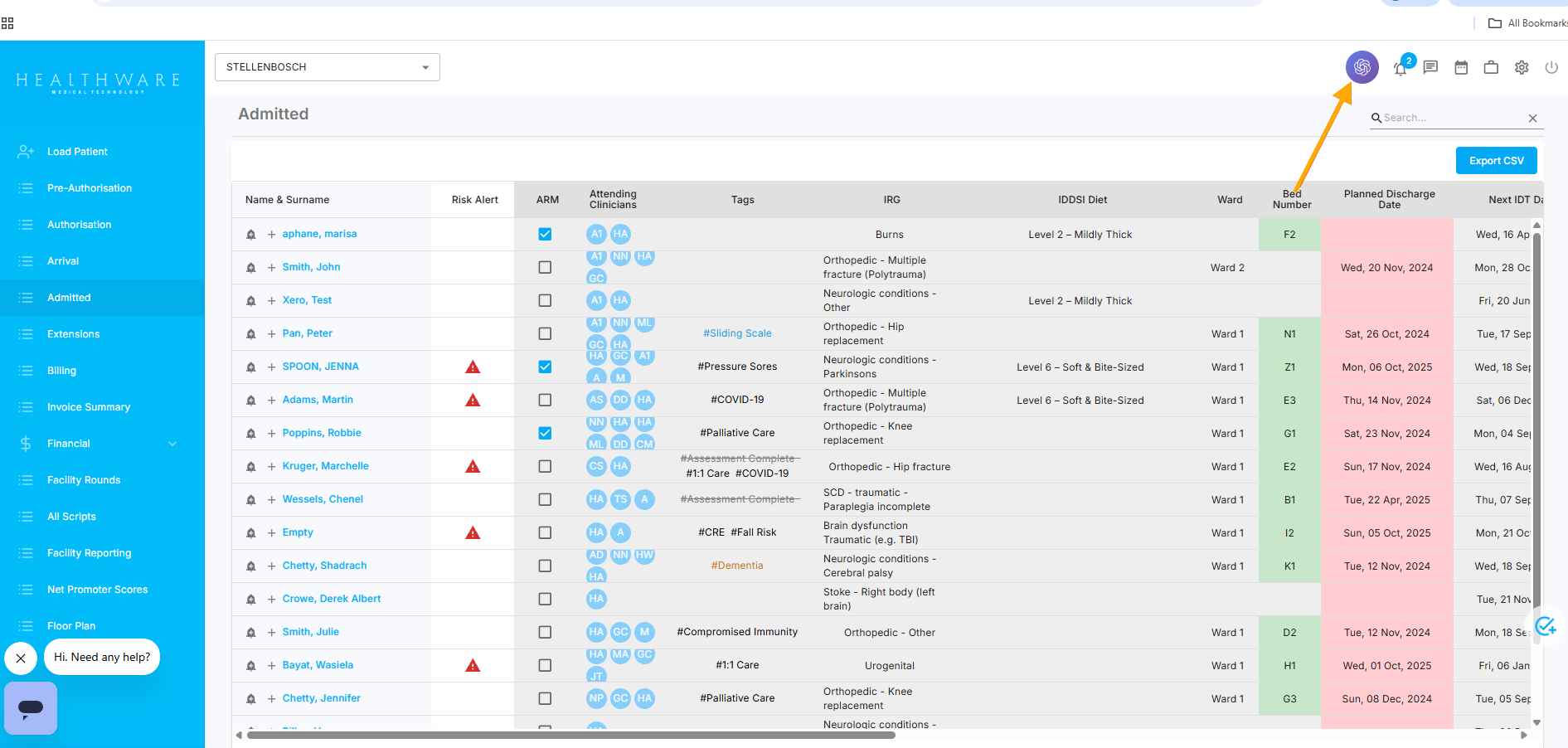 AI Clinical Bot – HealthWare - Medical Technology